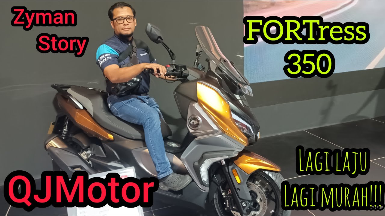 Auto show 2024 - QJMotor FORTress 350 Maxi Scooter TERBARU PALING MURAH ...