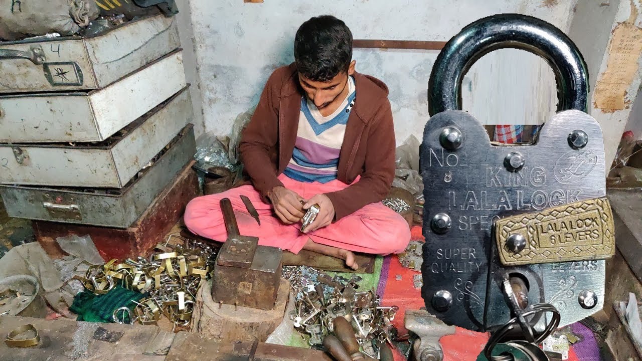 How Unique Safety Padlocks Made By Production Team - YouTube