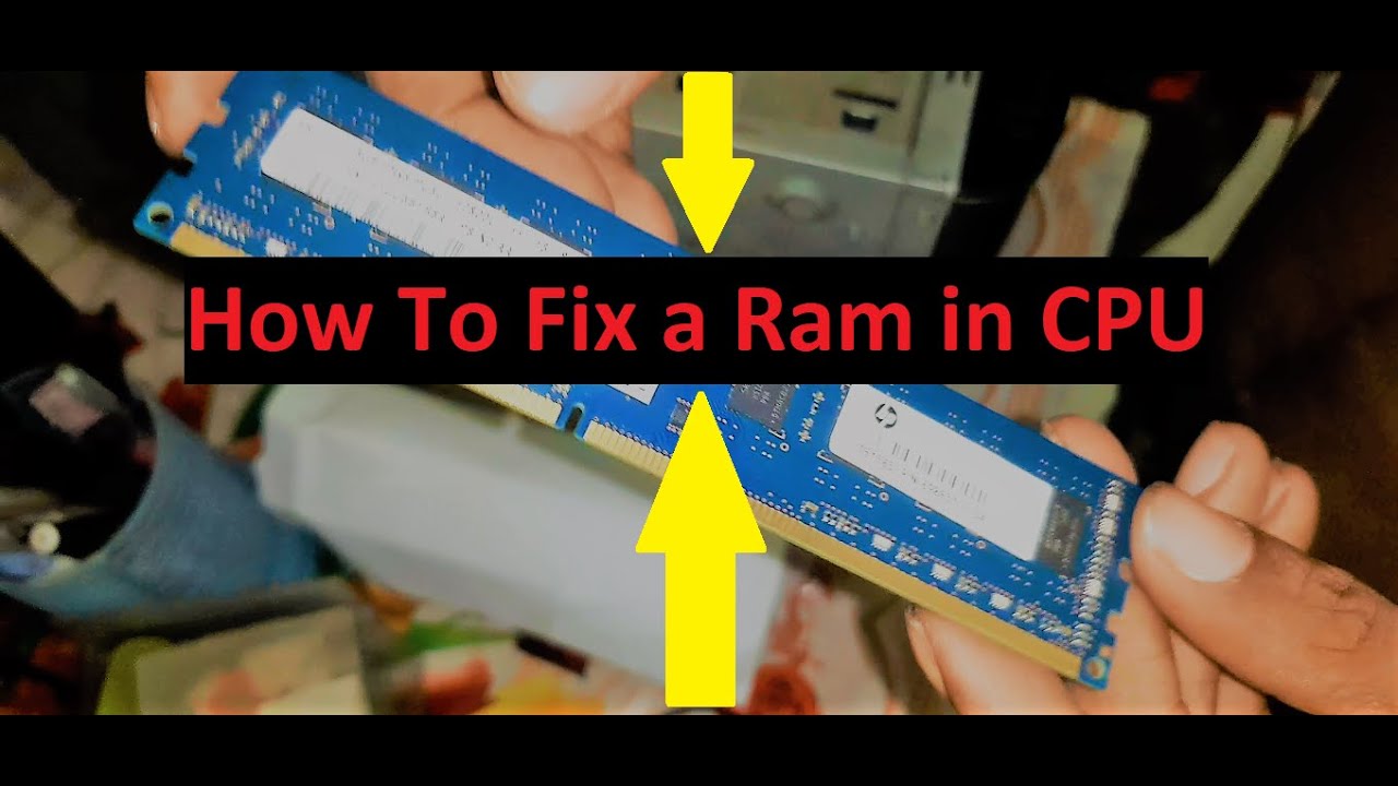 How to fix a Ram in CPU | Tech Everythings - YouTube
