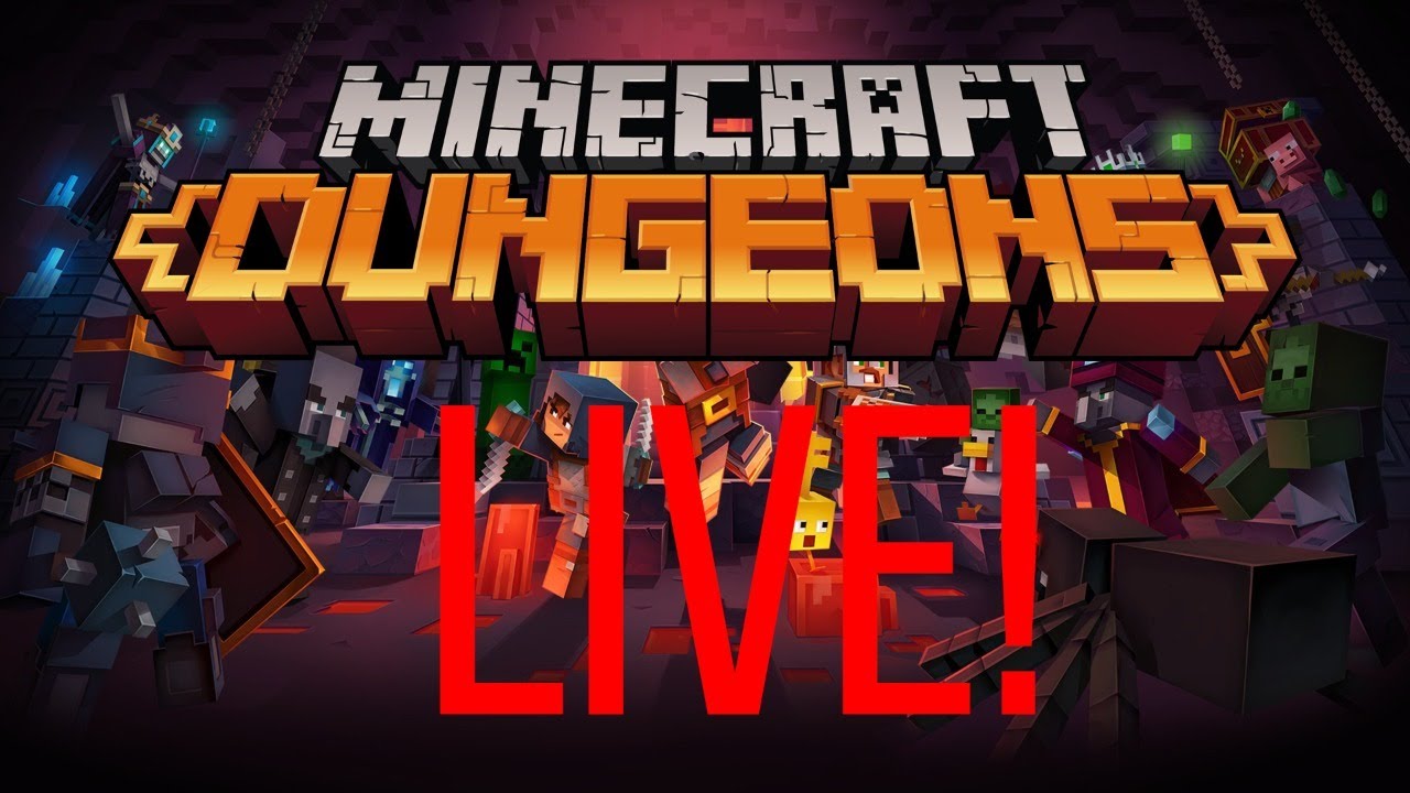 NEW GAME! Minecraft Dungeons LIVE! - YouTube