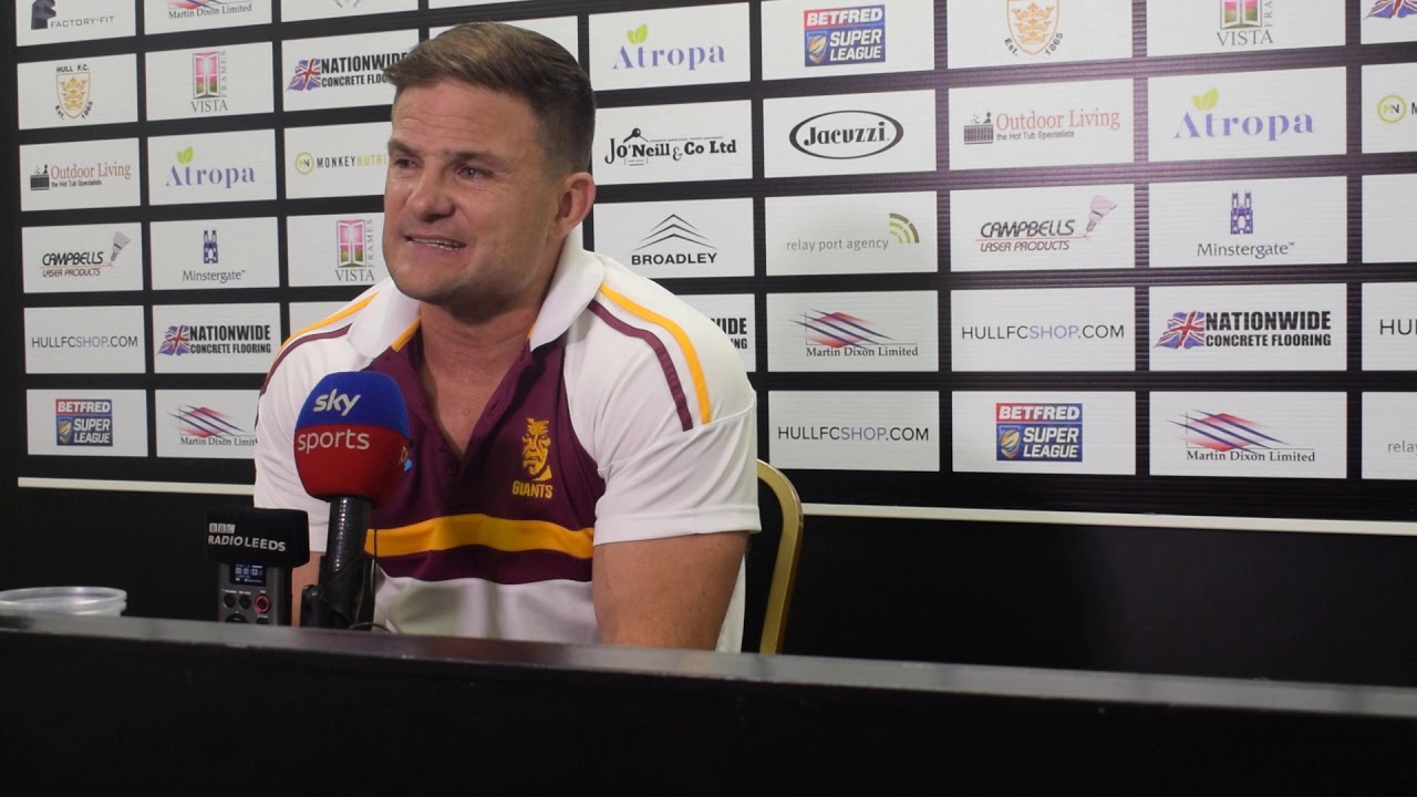 Simon Woolford celebrates Hull FC victory - YouTube