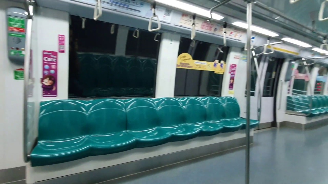 (SMRT, CCL) Alstom Metropolis C830 set 831 (Marina Bay → Bayfront ...