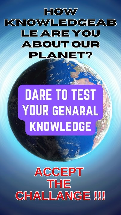 Earth Science Quiz| General Knowledge : Brain Power! | Who Wants to Be ...
