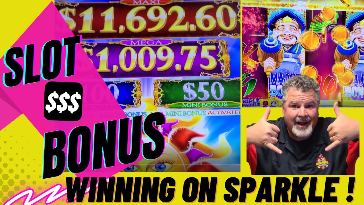 WINNING ON SPARKLE & TRIPLE SPARKLE BONUSES AND BIG $$! CASINO SLOT ...