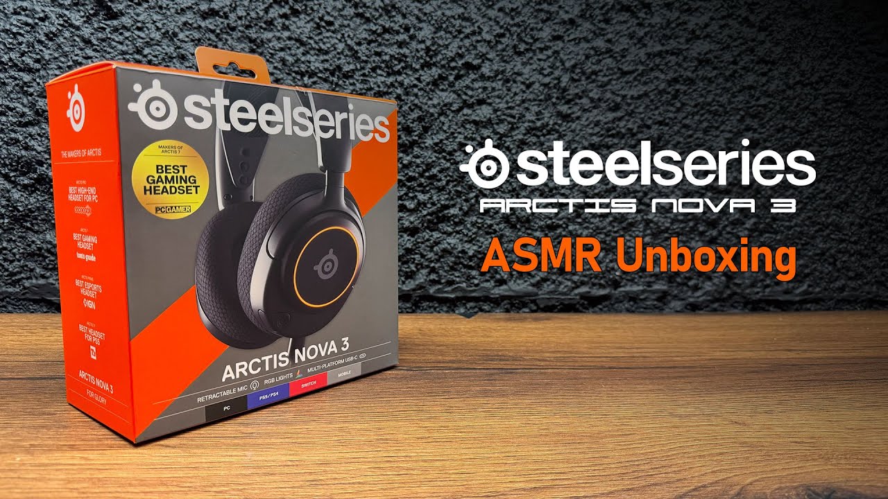 ASMR Unboxing of Steelseries Arctis Nova 3 Headset by Intellence - YouTube