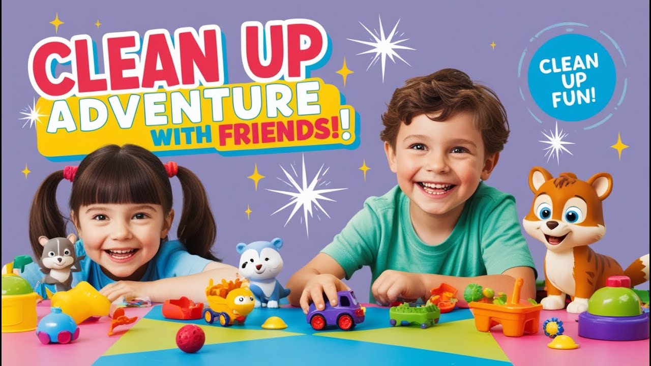 The Big Cleanup Adventure! | Fun Learning Songs for Kids | Clean Up ...