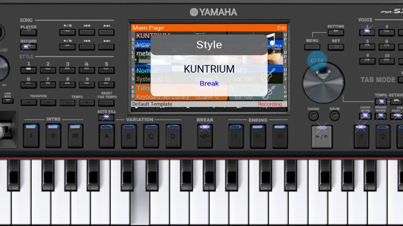 Liên khúc KUTRUM khmer song YAMAHA SX 900|| Organ mini khmer officail ...