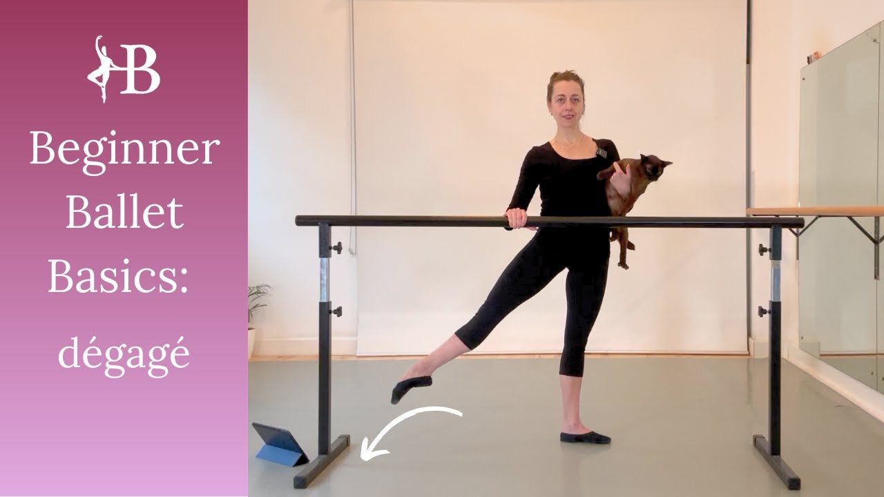 Beginner Ballet Basics: Dégagé (Battement Tendu Jeté) | Adult Ballet - YouTube