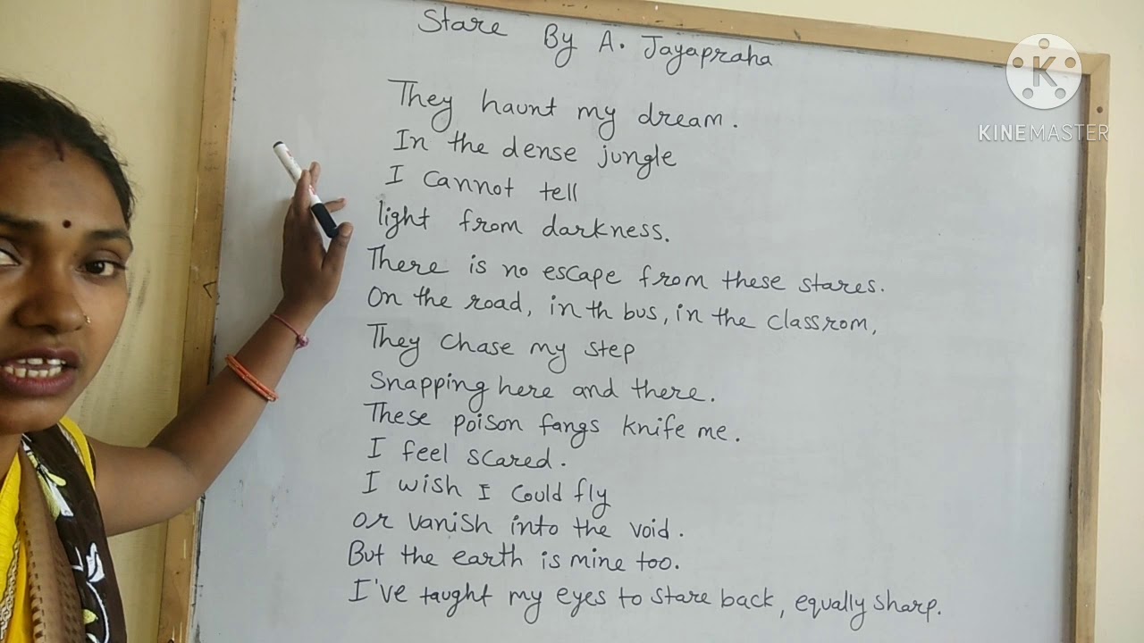 Stare written by A.Jayaprabha ex.by Pushpa saini - YouTube