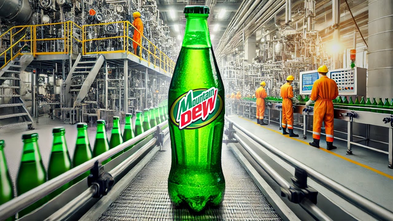 How the Extraordinary MOUNTAIN DEW is Made in the Factory - YouTube