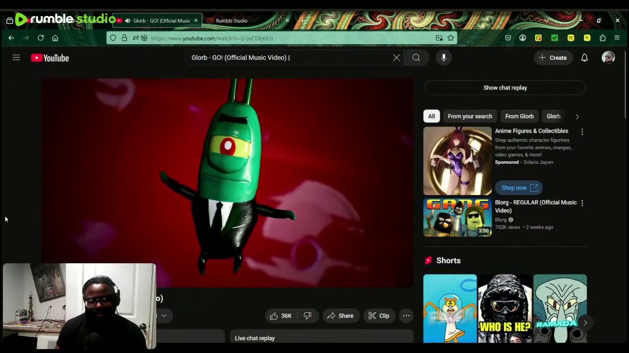 Glorb - GO! (Official Music Video) Reaction - YouTube