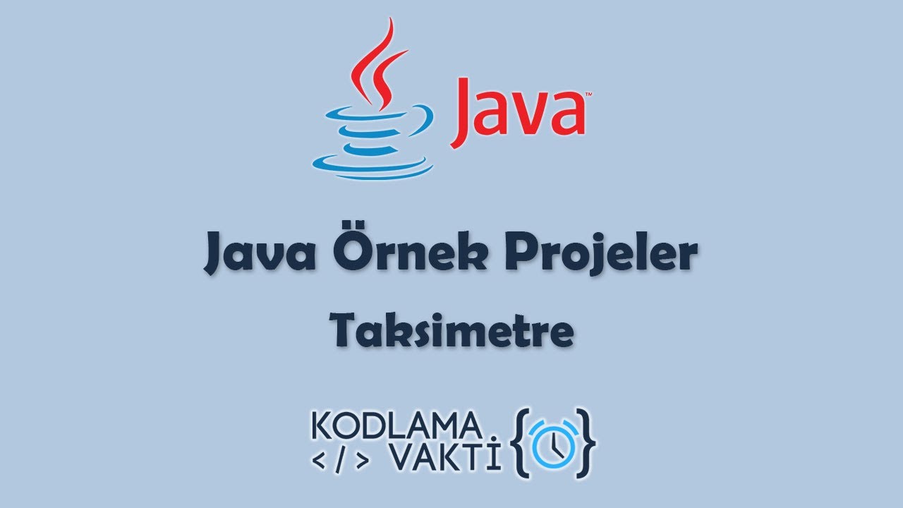 #Java Örnek Projeler 7 - Taksimetre - YouTube