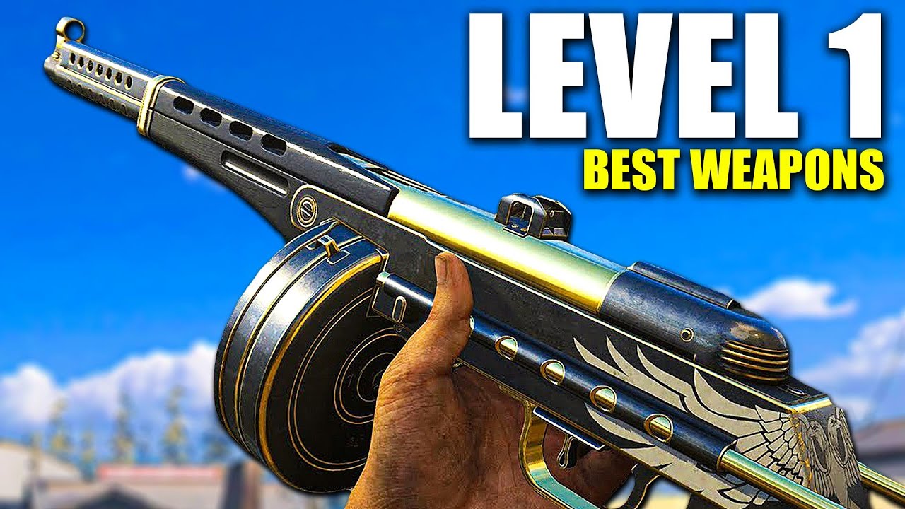 Top 10 Best LEVEL 1 GUNS in COD HISTORY - YouTube