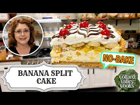 No-Bake Banana Split Cake 🍌Tammy’s Absolute Favorite 🍰 Master Cookbook Recipe # 366