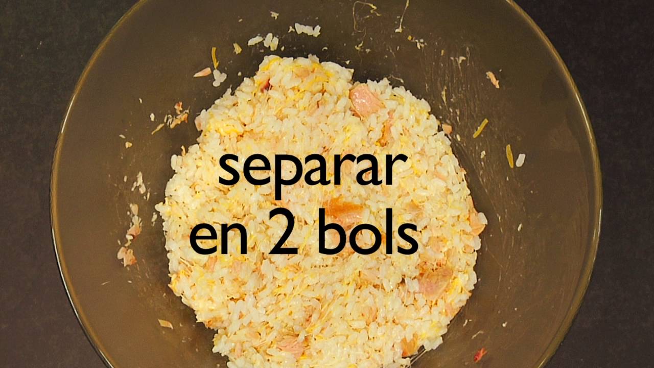 Receta paso a paso: Bolitas de arroz y atún sin gluten - YouTube