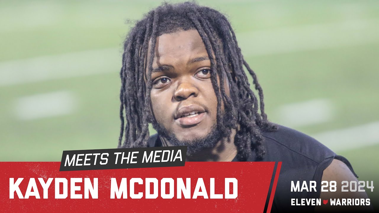 Kayden McDonald talks about his goals for the 2024 season and spring ...