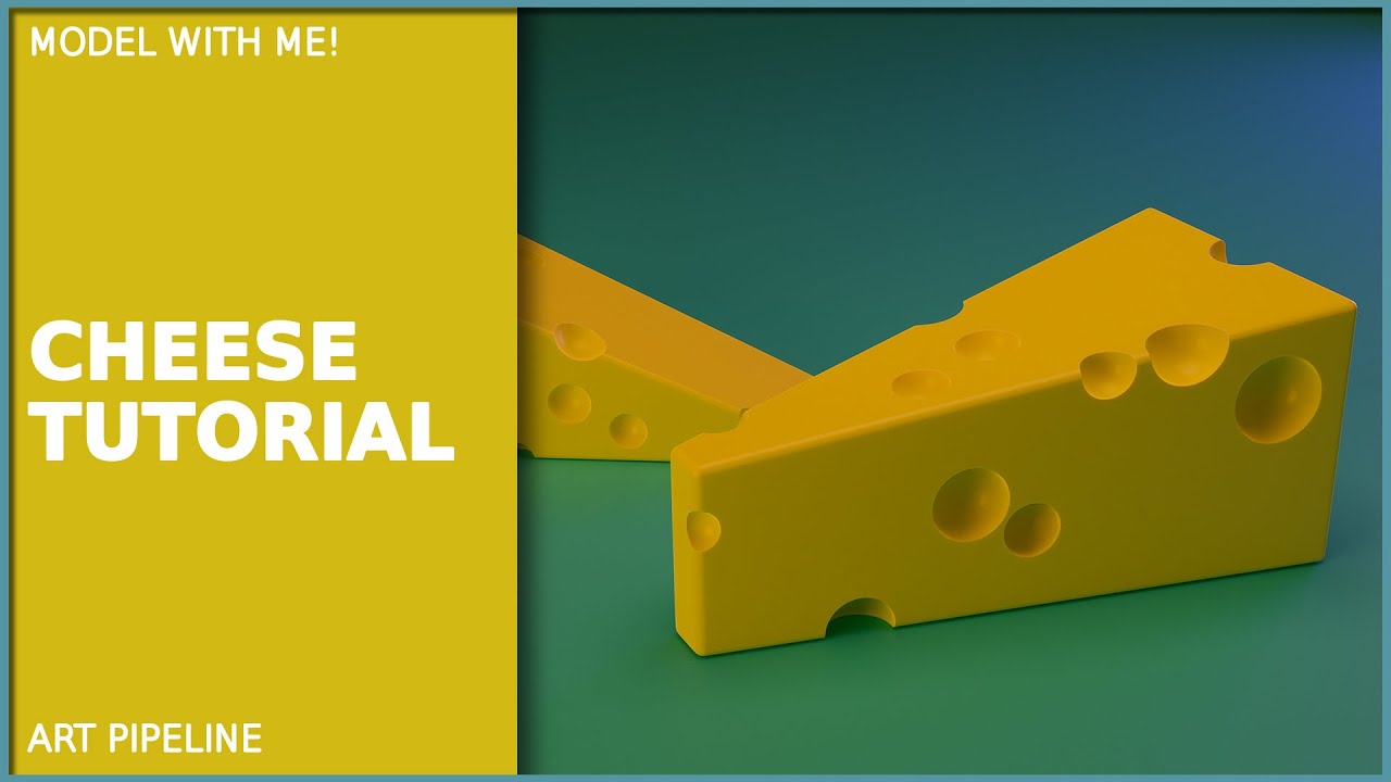Model a Cheese in Maya / Render in Blender 3.0 ( Episode: C ) - YouTube