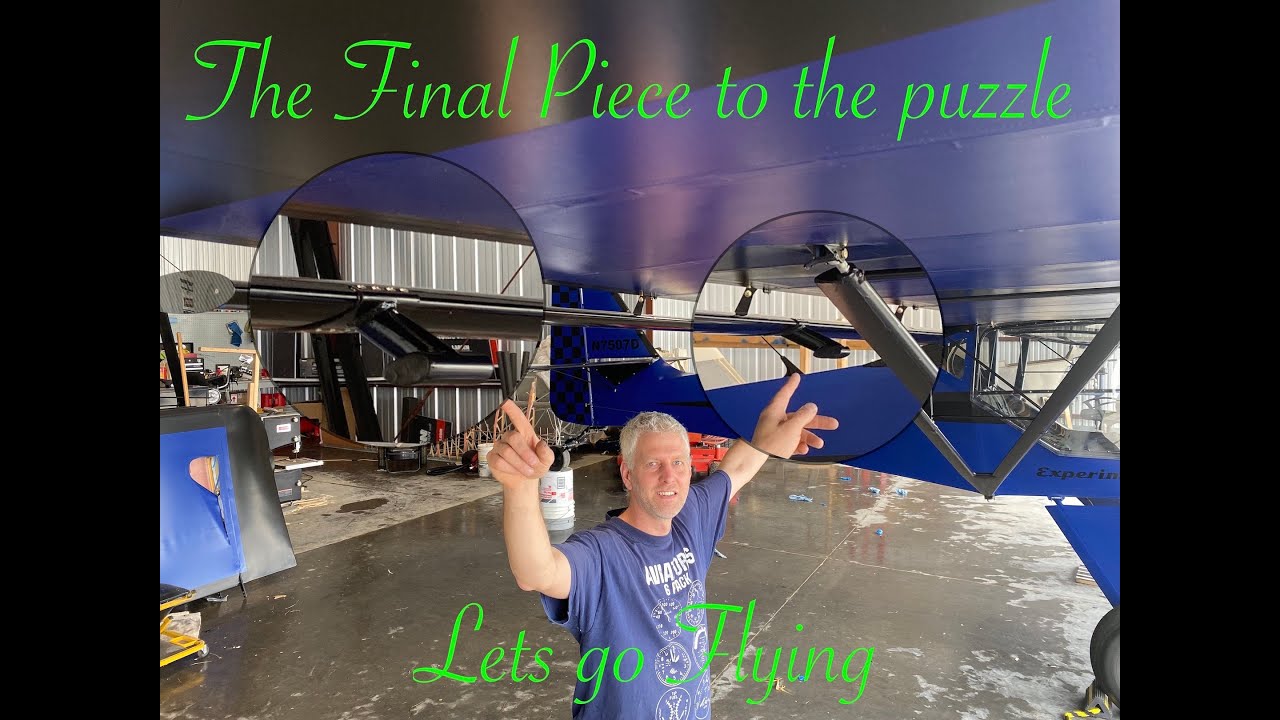 Kitfox Flaperon balance weights The final piece to the puzzle - YouTube