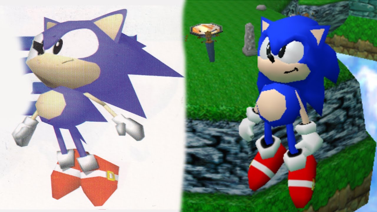 Classic Dreamcast Sonic Beta Windy Valley Vid - YouTube