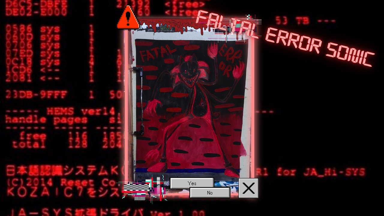 [Creppypasta Sonic.EXE] 🖥Fatal Error Sonic🖥 (ถ้าคอมติดไวรัสจะทำอะไร ...