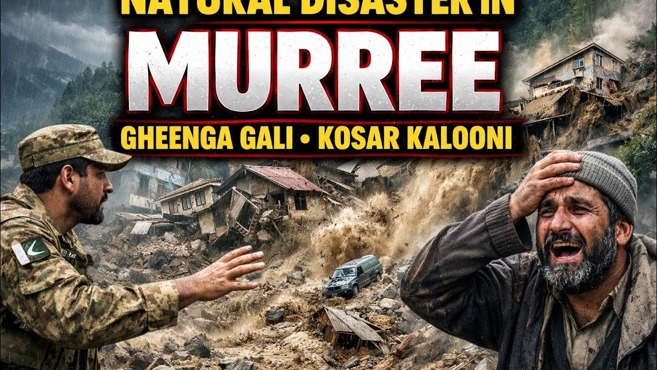 💔A severe landslide has caused major destruction in Jhika Gali, Kausar ...