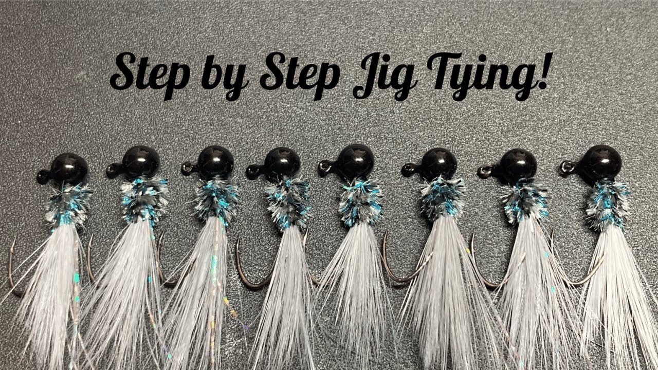 Step by Step How to Tie Jigs | DIY Hand Tied Crappie Jigs - YouTube