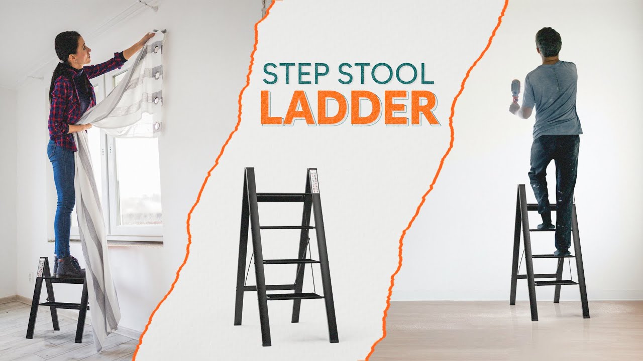 Corvids Aluminium Step Stool Ladder | Slimmest Ladder in the World ...