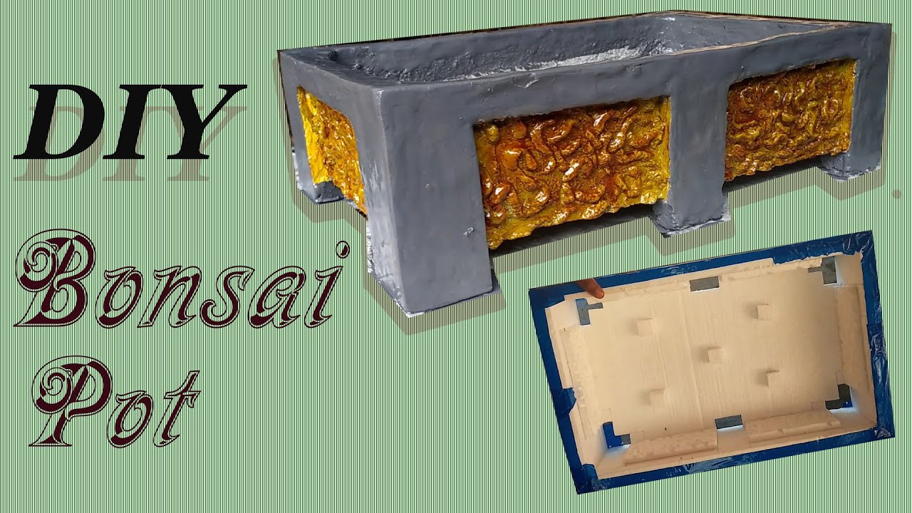 Make Beautiful Bonsai Pot | DIY - YouTube