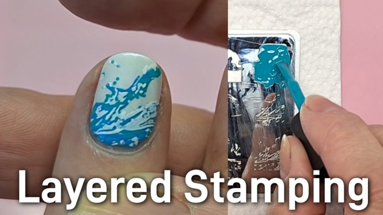 Layered Stamping Technique made easy! - YouTube
