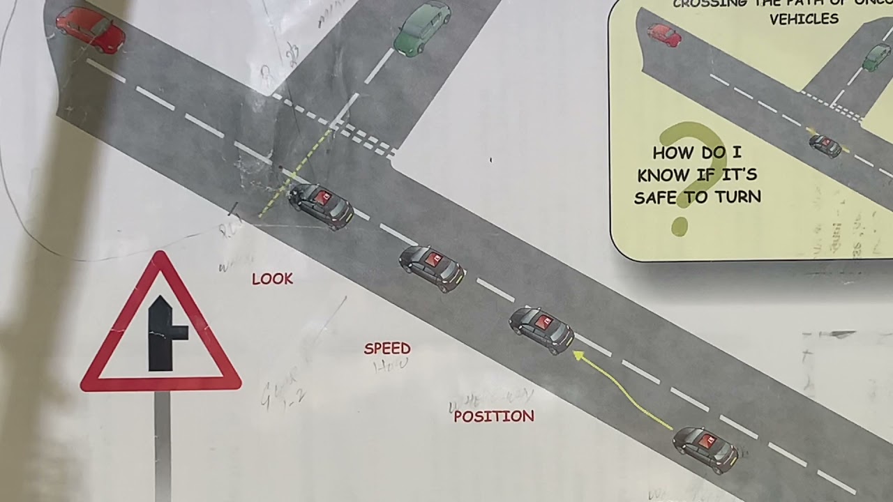 Approaching junction to turn right - YouTube
