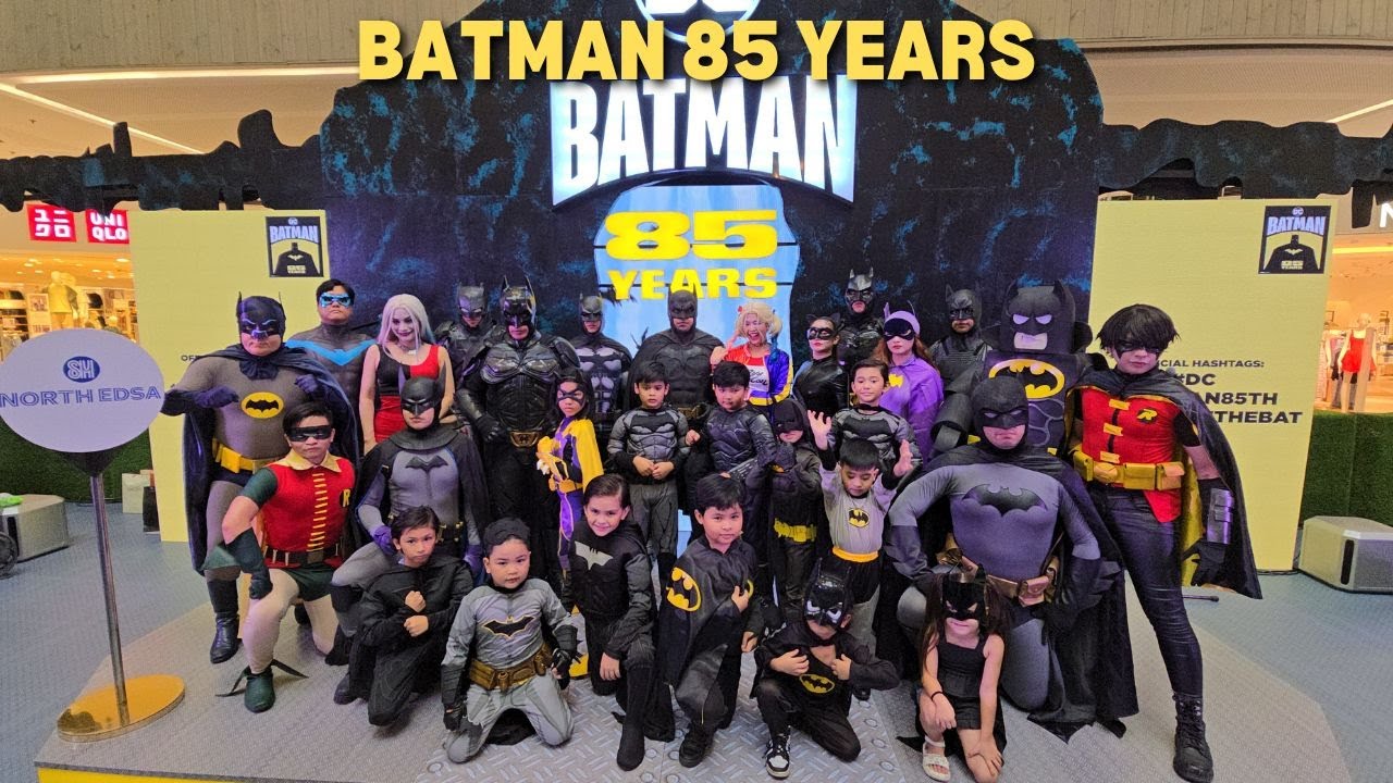 BATMAN 85 YEARS EVENT IN SM NORTH EDSA THE BLOCK - YouTube