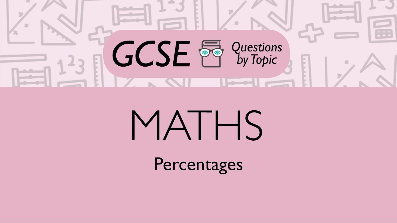 Percentages (Foundation) - Q3 | Maths GCSE | PMT Education - YouTube
