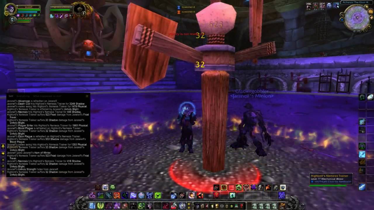 WoW Cataclysm Death Knight Runes (Unholy Spec) - YouTube