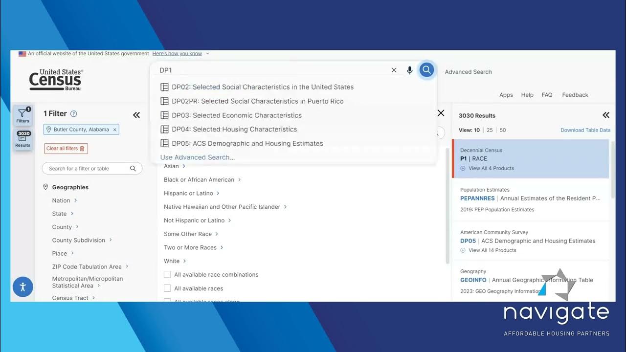 Tuesday Tip: Navigating Census Data - YouTube