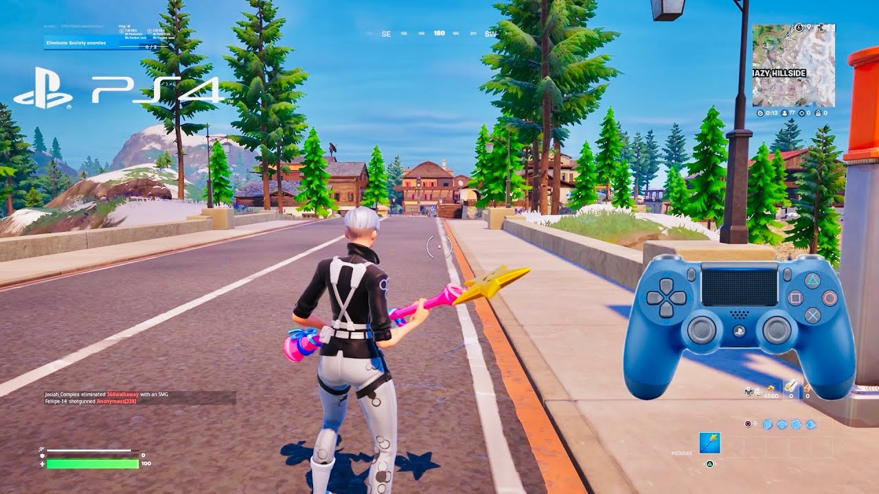 PS4 Controller Fortnite Duos Gameplay (4k 60FPS) - YouTube