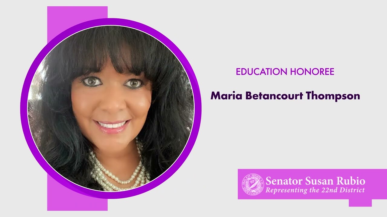 Senator Susan Rubio Women of the Year 2022 - YouTube