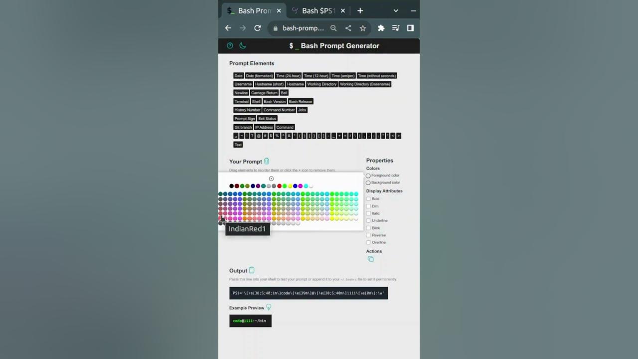 Quickly Customize Linux Bash Prompt Using Export Ps1shorts Youtube