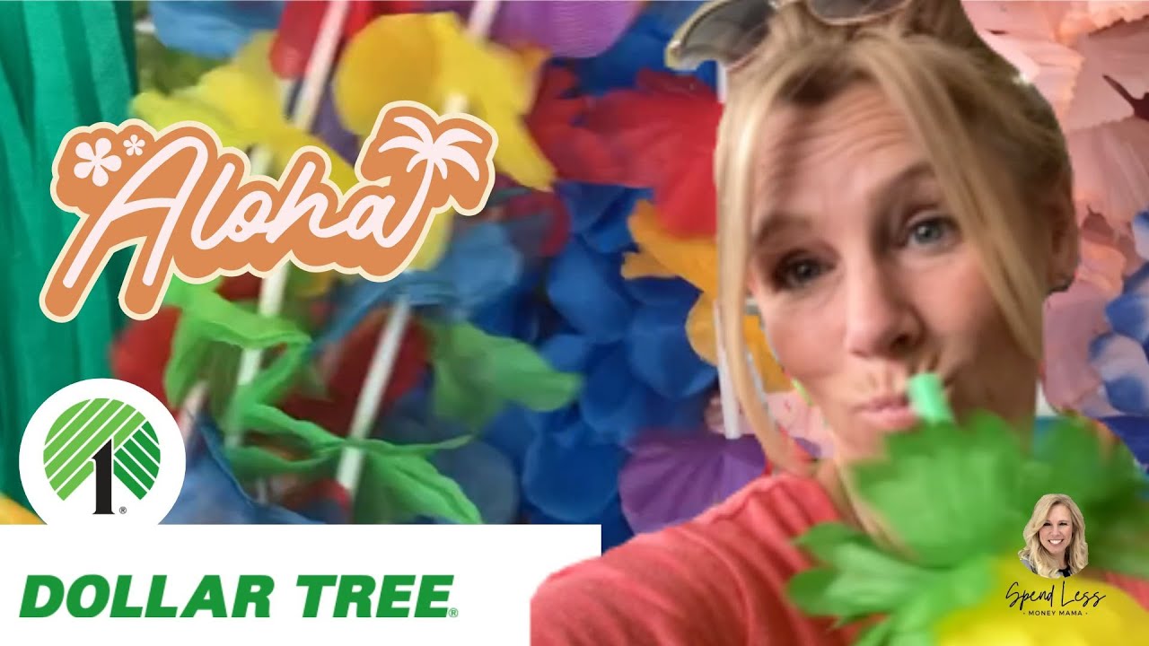 Having A Hawaiian 🌺 Party? The Dollar Tree Has A Ton Of Luau/Tiki Party ...