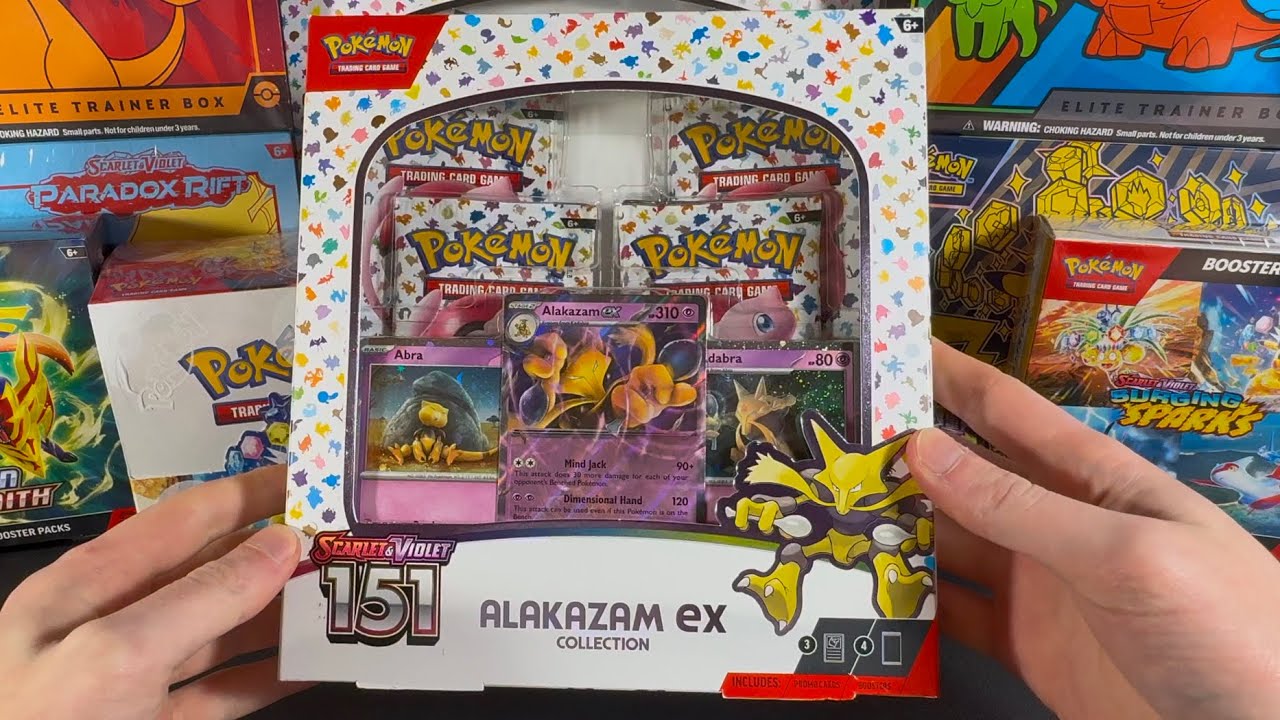 Pokemon 151 Alakazam Ex Collection Box Opening - YouTube