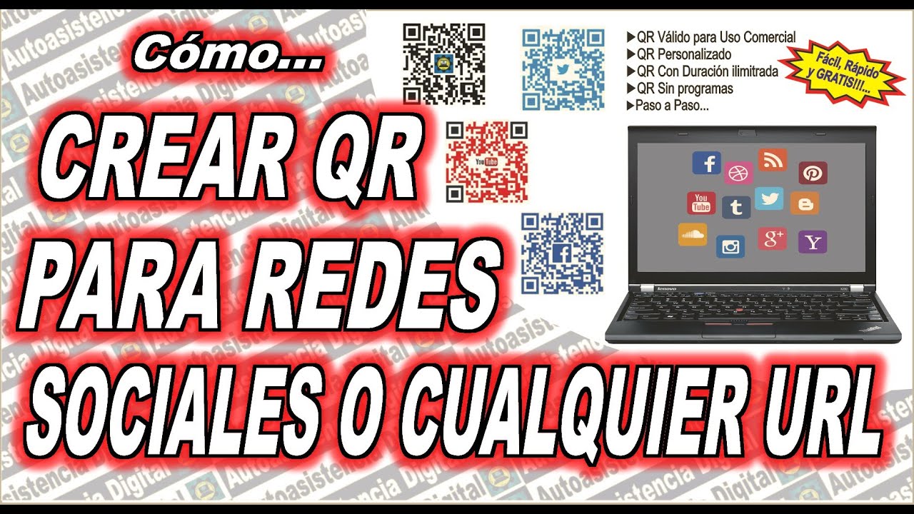 Como Crear Código QR Para REDES SOCIALES o Cualquier URL Fácilmente ...