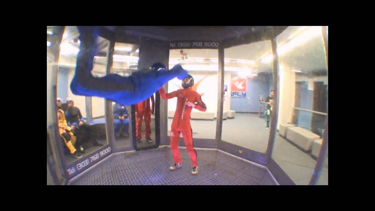 Brian Lloyd's first indoor skydiving ifly denver colorado - YouTube