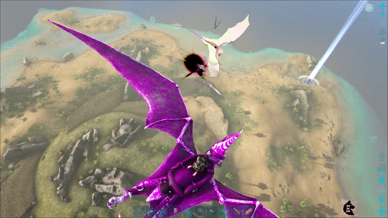 ARK Survival Evolved Chaos guardian battle - YouTube