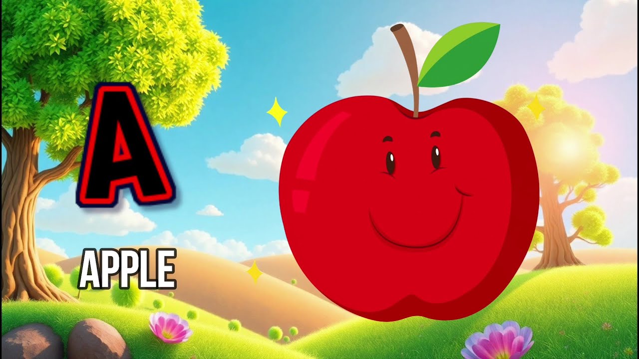 ABC Song for Kids | A for Apple | Alphabet Song with Colorful ...