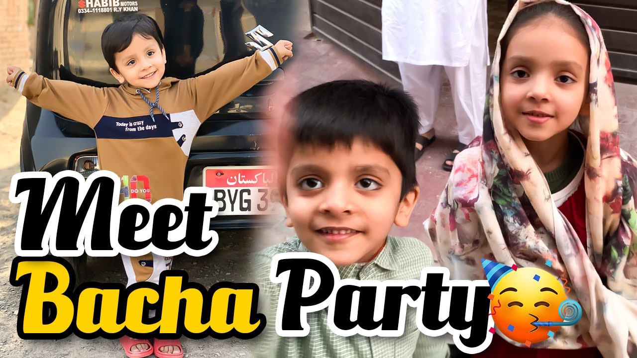 Bacha Party Vlog 🥳 | Aaj Bohat Maza Aya - YouTube