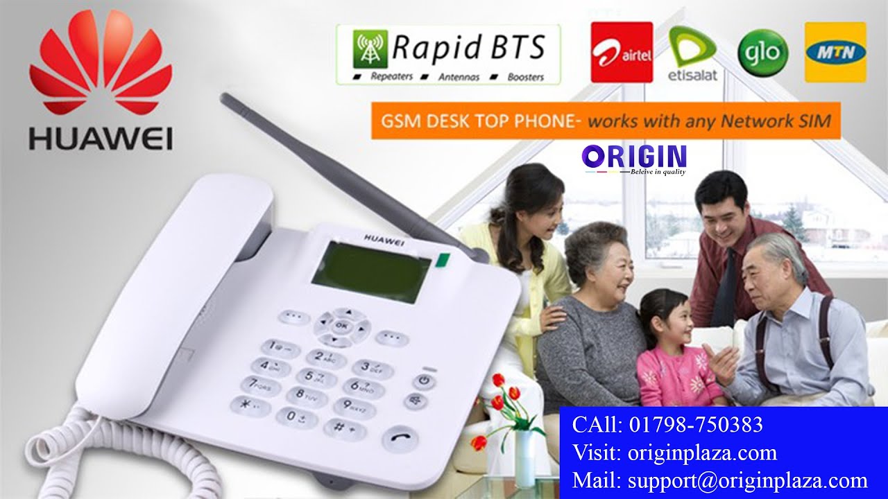 Unboxing Huawei F316 Wireless GSM telephone set | Sim suppored | FM ...