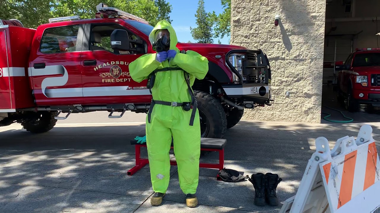 Don, Work in and Doff Chemical Protective Clothing - YouTube
