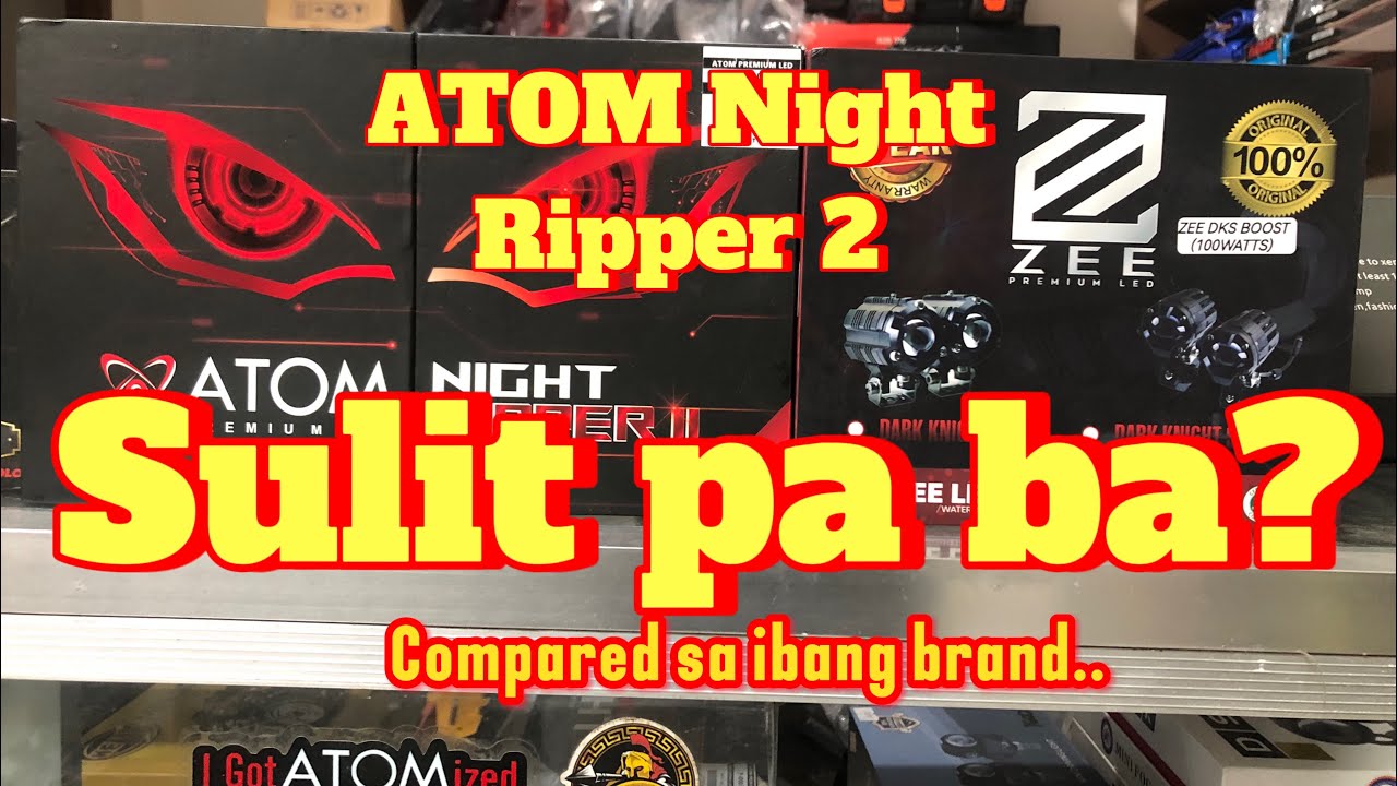Atom Night Ripper 2, Sulit pa ba? compared sa ibang brand…? - YouTube