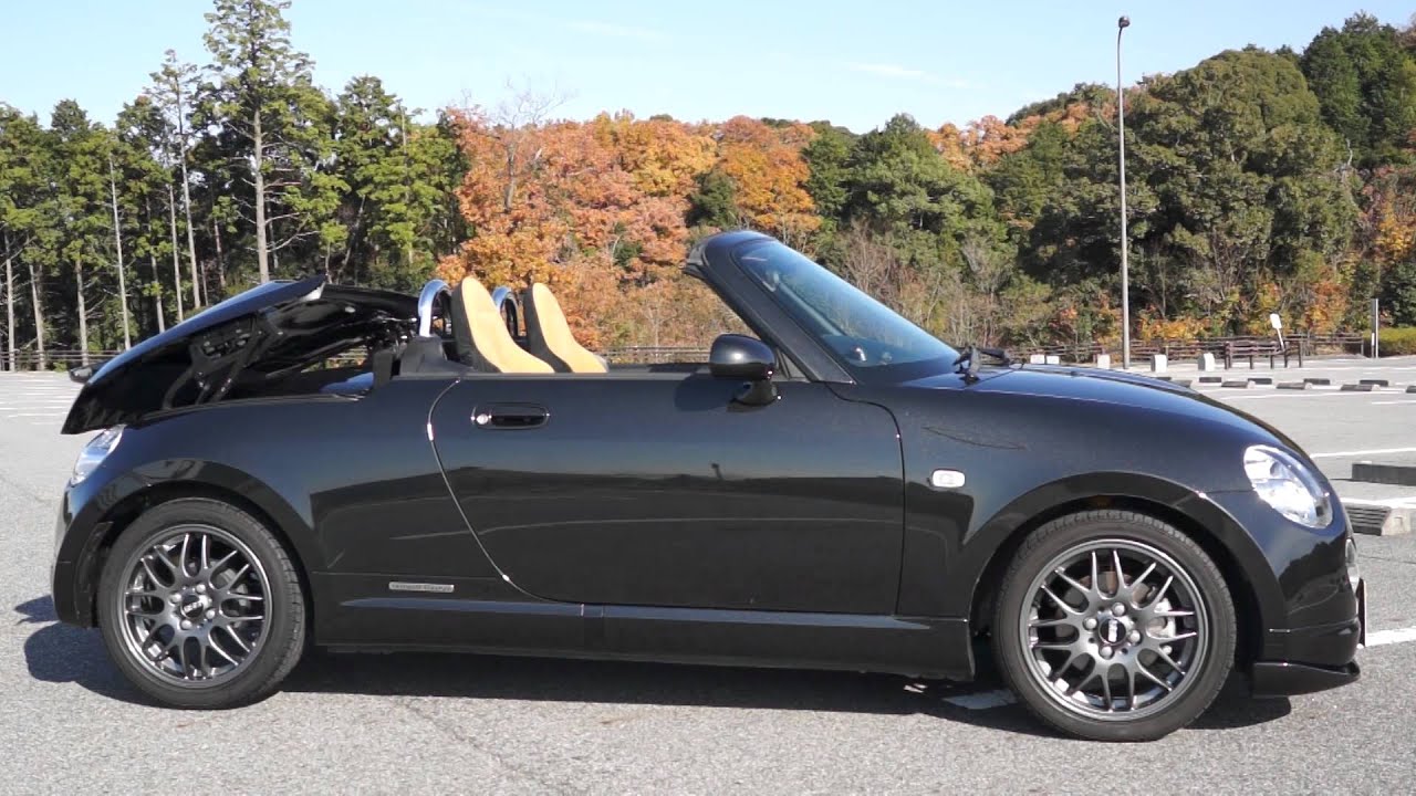 DAIHATSU COPEN CLOSE→OPEN→CLOSE コペン アルティメットエディションS - YouTube