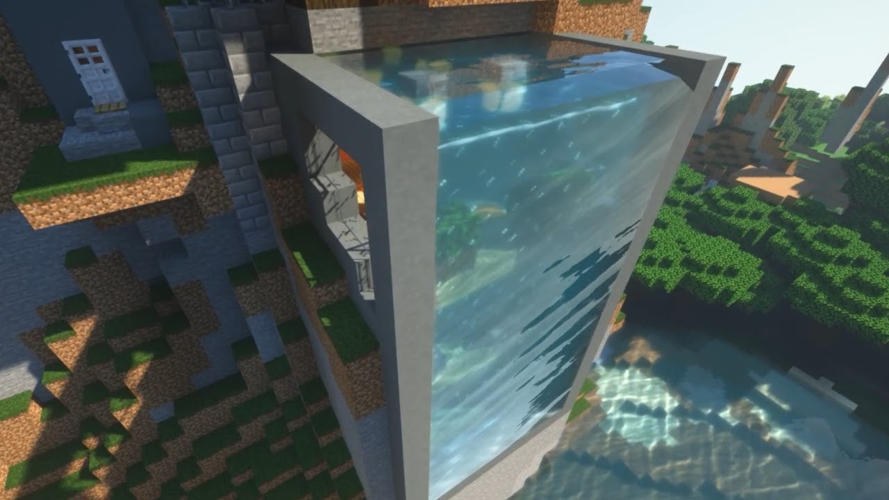Minecraft | How to Build a Water House |水の家の作り方 - YouTube