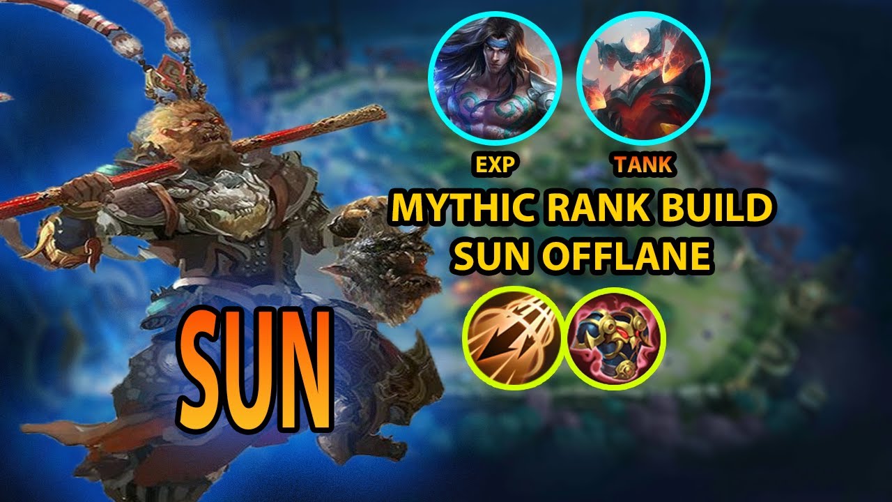 SUN BEST BUILD FOR GET MYTHIC RANK AGAIN|| SUN BEST BUILD MYTHIC RANK ...